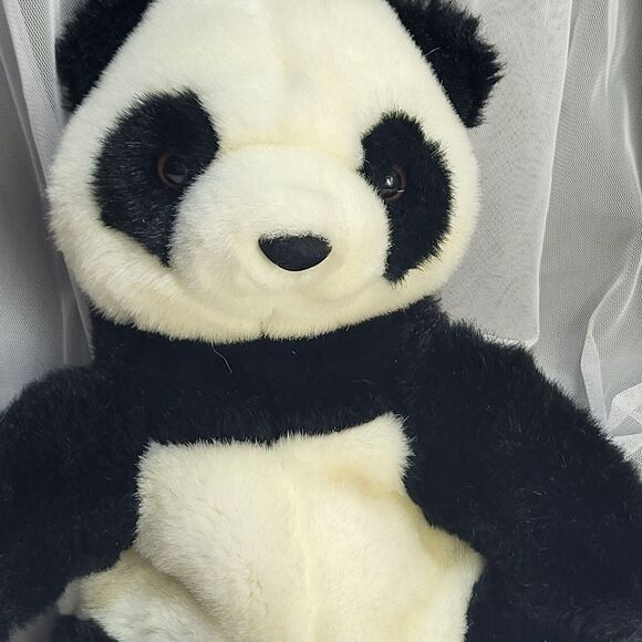 Aurora | Toys | Aurora Black And White Panda Hand Puppet Stuffed Plush ...